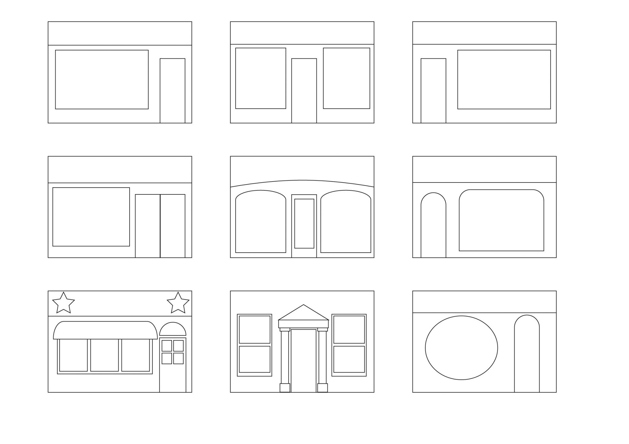ED02 Shop Fronts – Optional Templates | Inspiration in Design